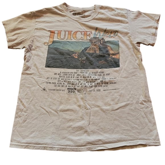 Juice Wrld 999 | Shirts | Juice Wrld 999 Legends Never Die Concert Album Tour Tshirt Size Medium ...